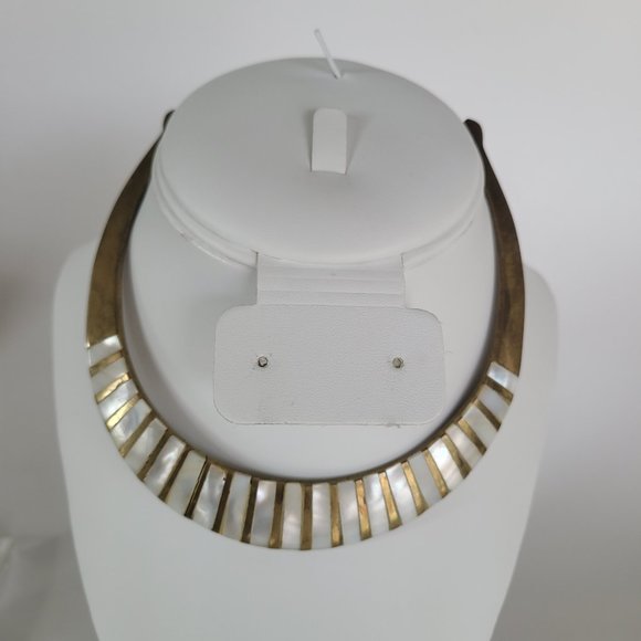 Estate | Jewelry | Vintage Mother Of Pearl Inlay Art Deco Modernist ...